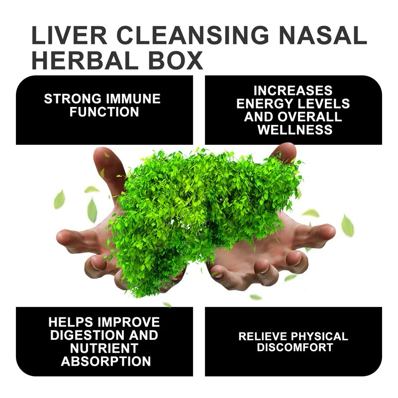OUHOE Liver Cleansing Nasal Herbal Box 1.8ml (Relieve Liver Disease ...